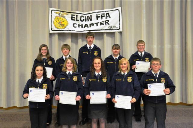Elgin Public Schools - Elgin FFA Chapter Banquet Held