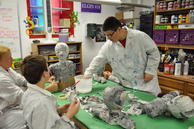 Elgin Public Schools - 2013 8th Grade Paper Mache