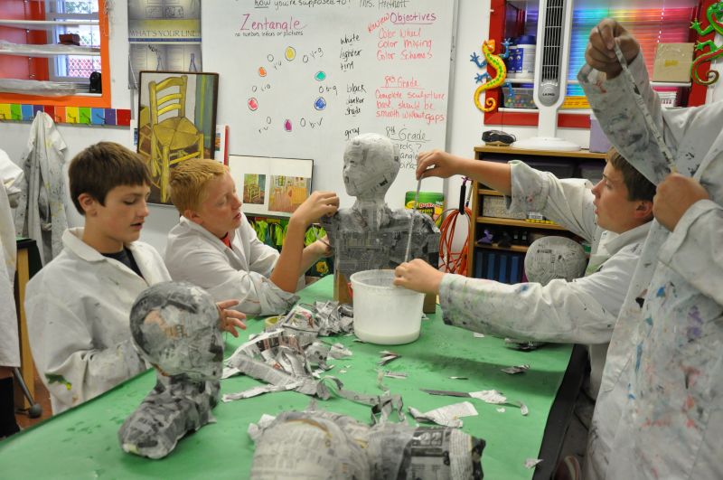 Elgin Public Schools - 2013 8th Grade Paper Mache