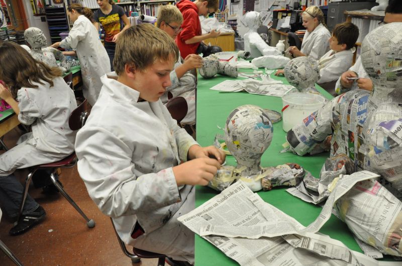 Elgin Public Schools - 2013 8th Grade Paper Mache