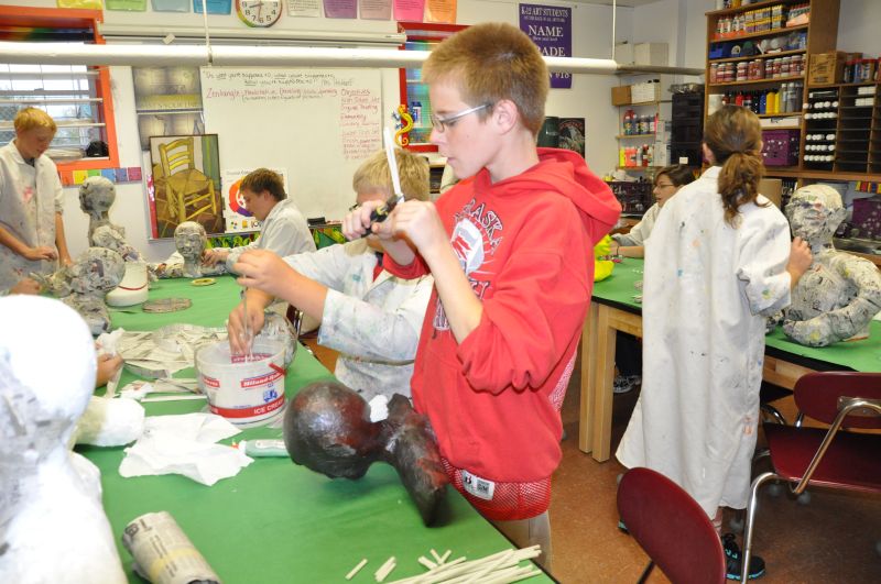 Elgin Public Schools - 2013 8th Grade Paper Mache