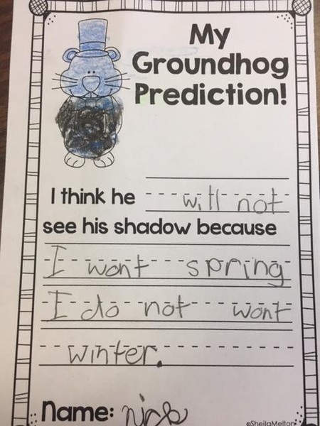Elgin Public Schools - Third Graders Make Groundhog's Day Predictions